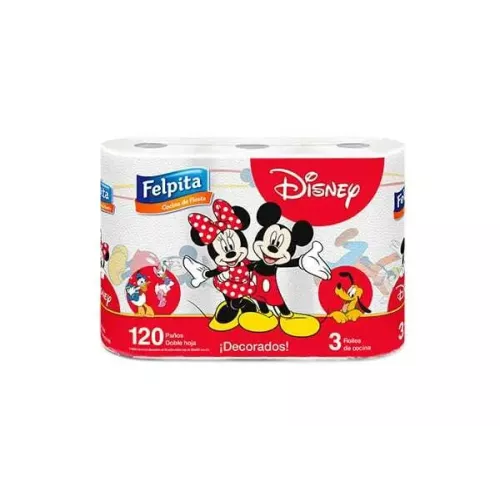 ROLLO COCINA FELPITA DISNEY 10 X 3U